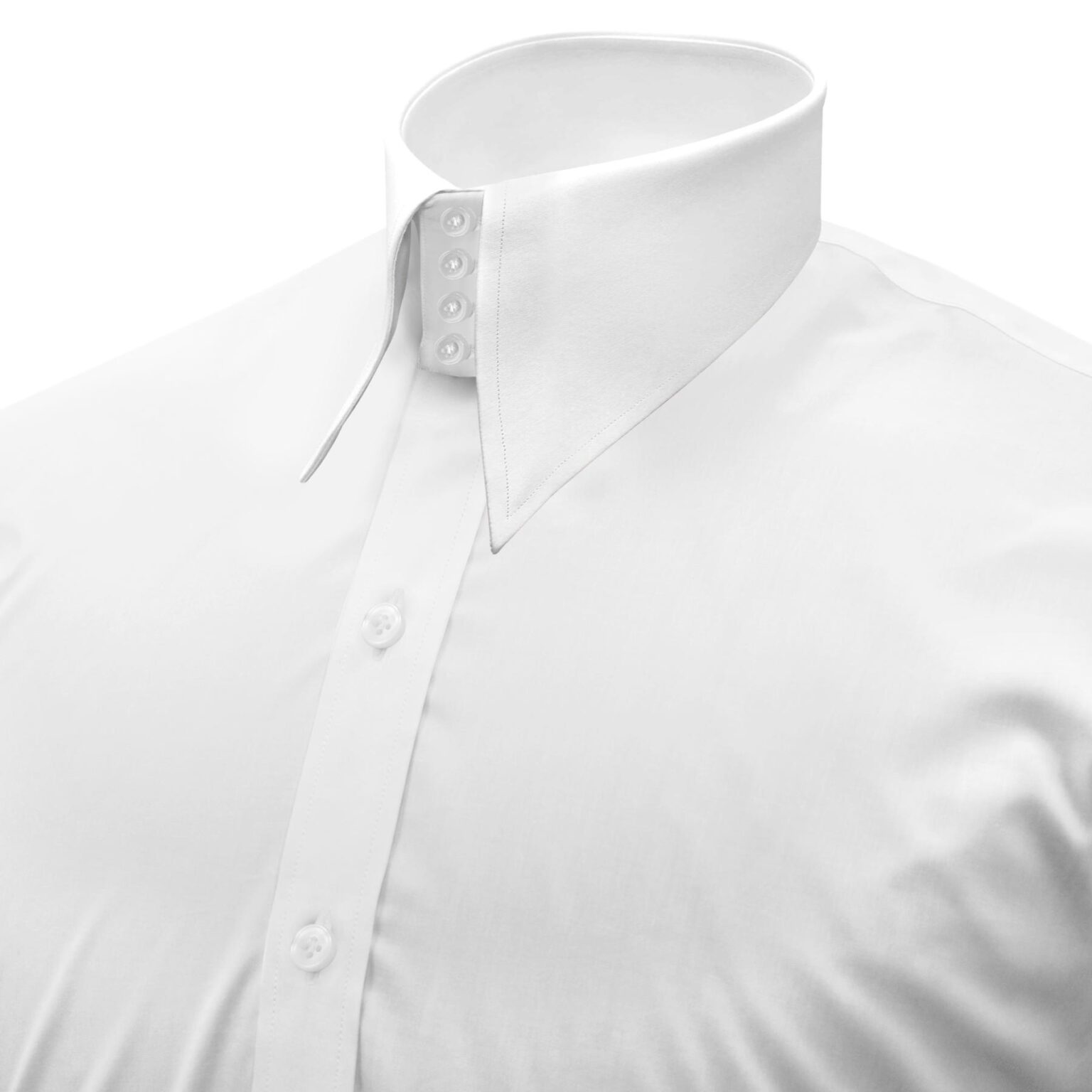 High Long Collar 4 buttons - John Clothier
