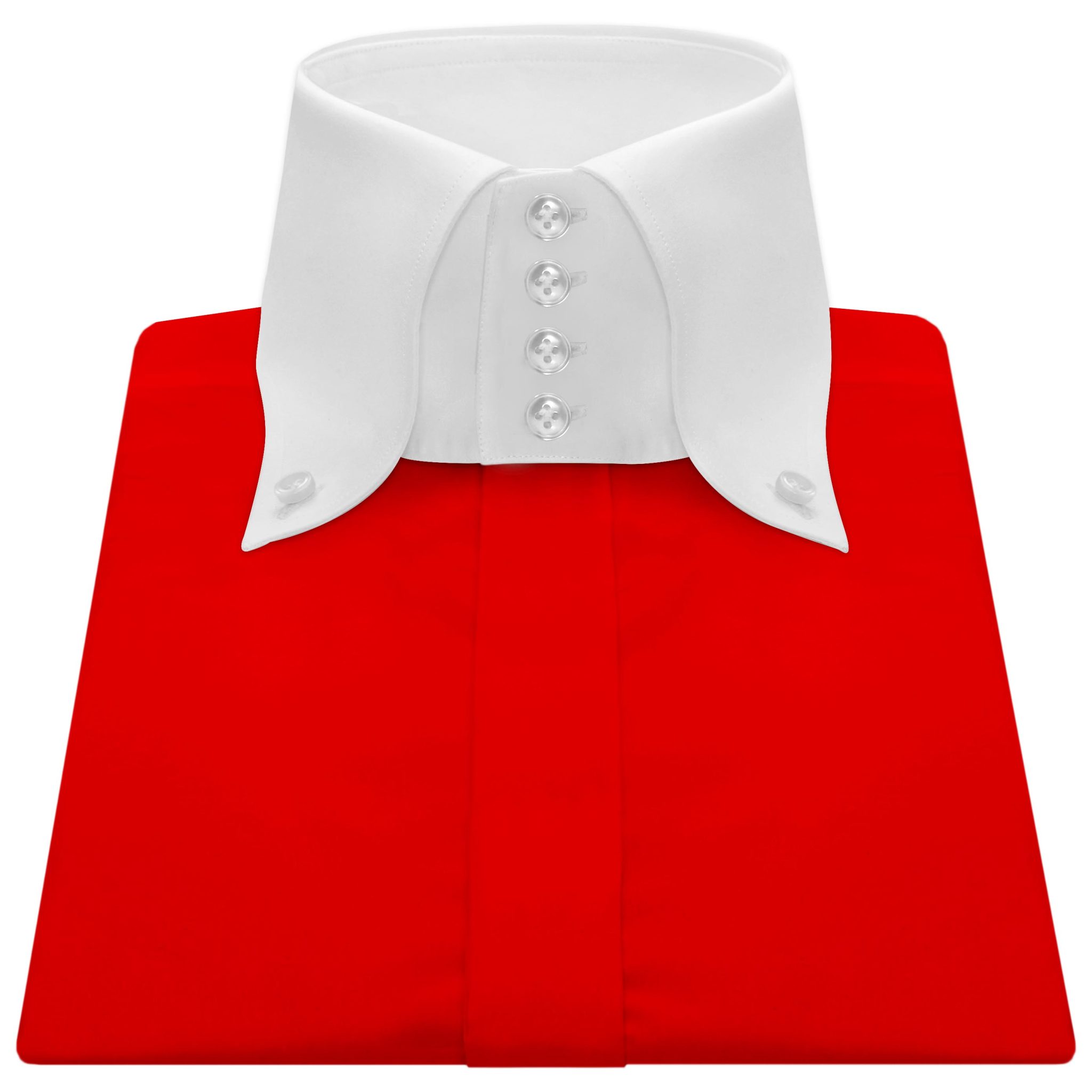 High Button Down Collar 4 buttons - John Clothier