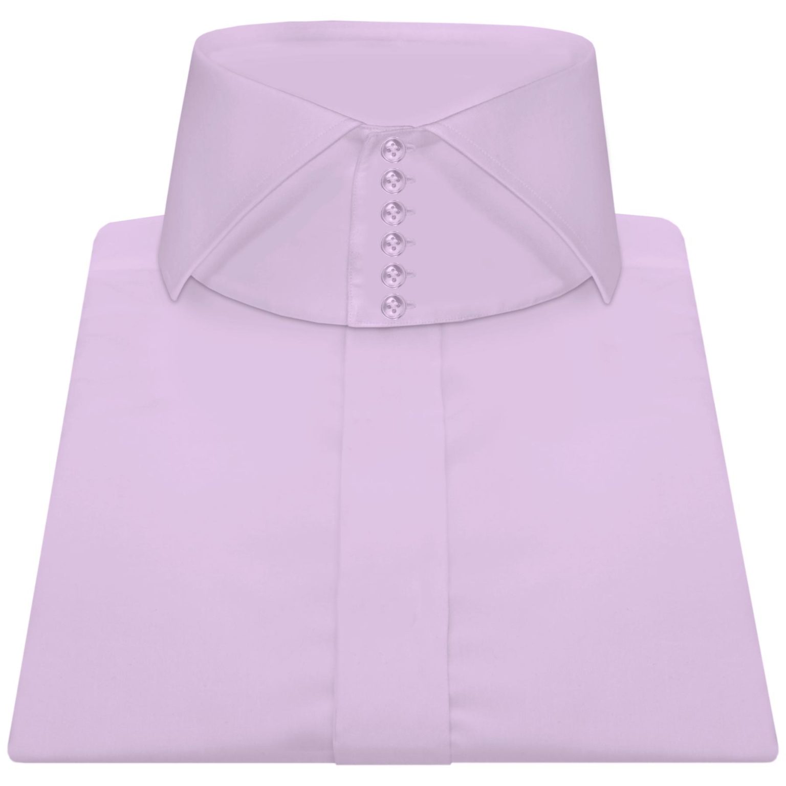 Light Lilac High Cutaway 6 Button Collar Hidden Placket- John Clothier ...