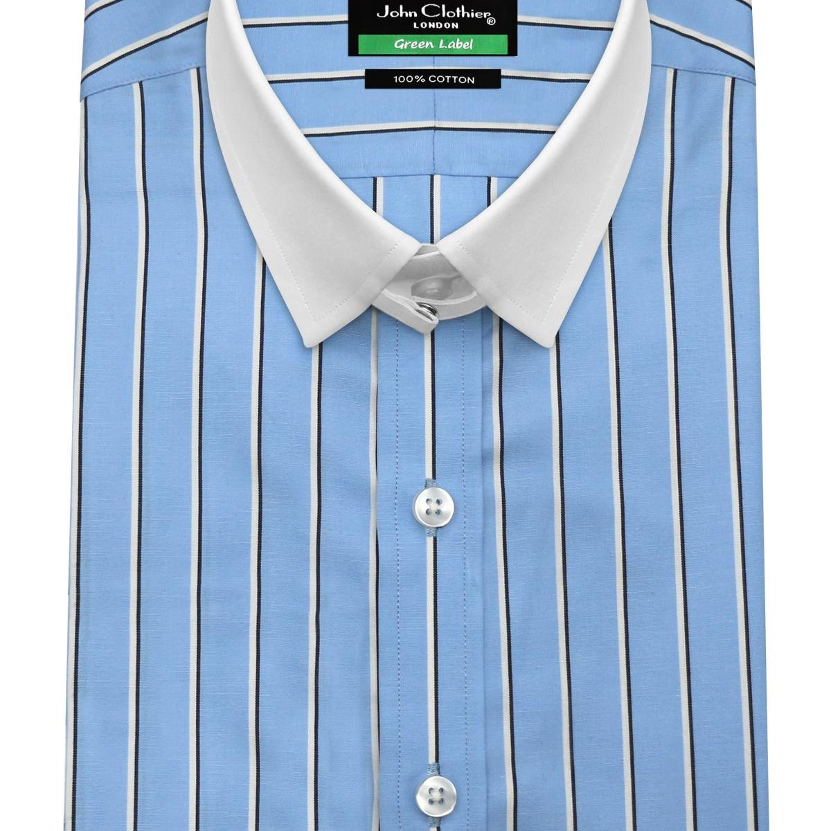 Tab Collar Shirts - Online Shopping - John Clothier London